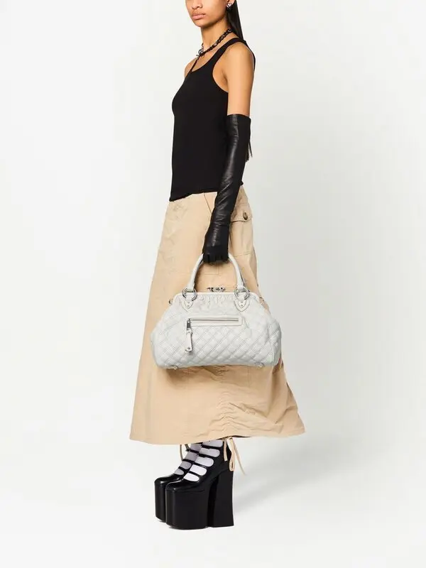 Marc Jacobs The Stam Leather Shoulder Bag - White