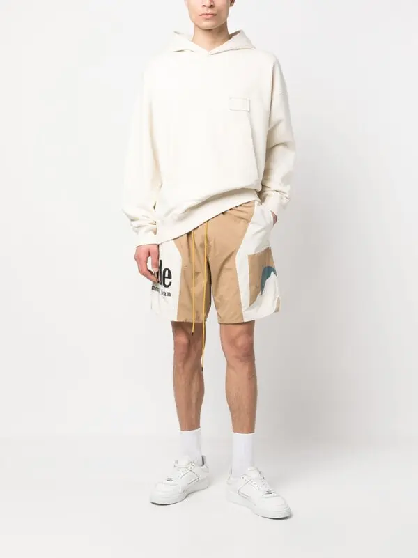 Rhude Logo-print Track Shorts