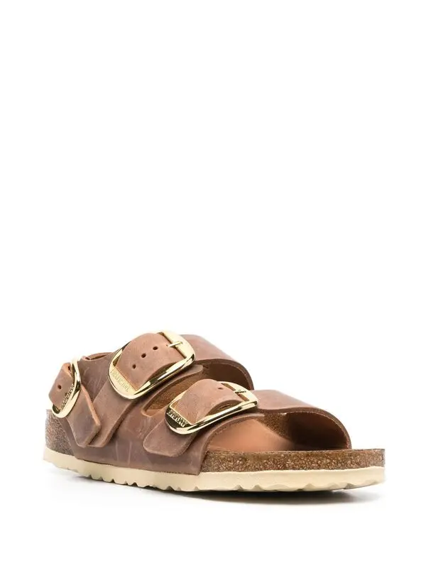 BIRKENSTOCK Milano Buckled Slingback Sandals - Brown