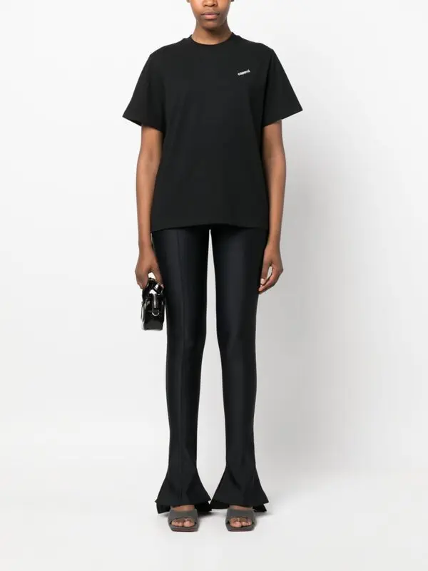 Coperni Logo-print Cotton T-shirt - Black
