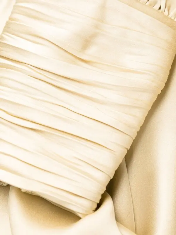 Zimmermann Ruffled Silk Wrap Minidress