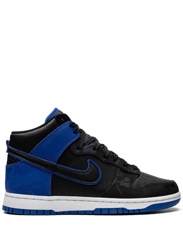 Nike Dunk High Se Camo Royal Sneakers - Black