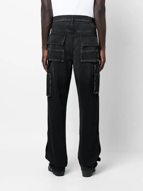 Amiri Stack Workman Straight-leg Jeans - Black