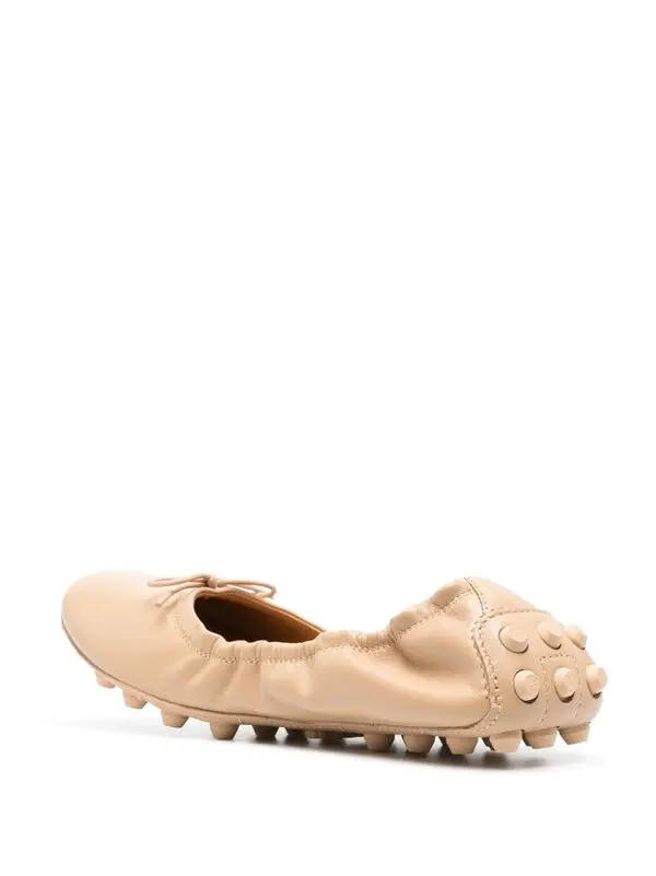 TOD'S Gommino Ballerina Shoes - Neutrals