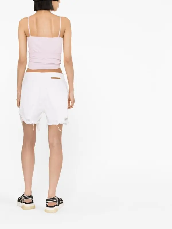 Stella McCartney Distressed Denim Shorts