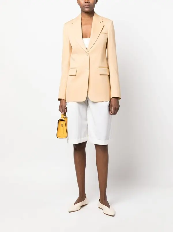 LANVIN Single-breasted Virgin Wool Blazer