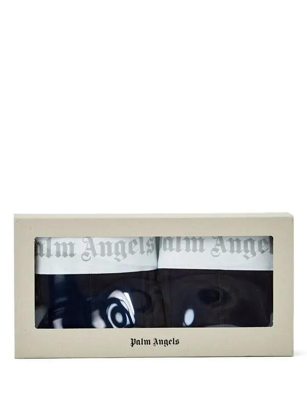 Palm Angels Classic Logo-waistband Boxers Set