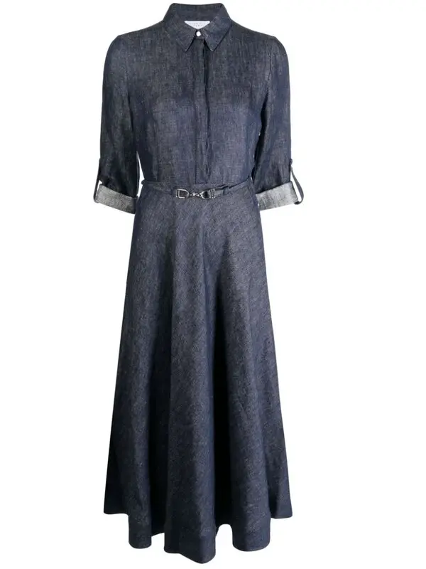 Gabriela Hearst Denim Shirt Dress