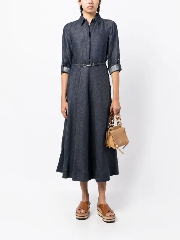 Gabriela Hearst Denim Shirt Dress