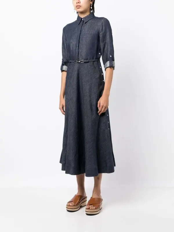 Gabriela Hearst Denim Shirt Dress
