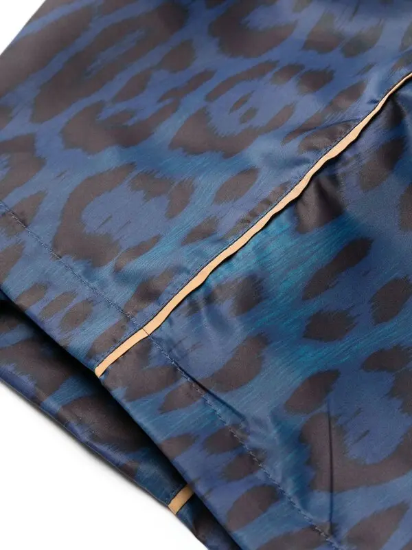 Roberto Cavalli Leopard Print Swim Shorts