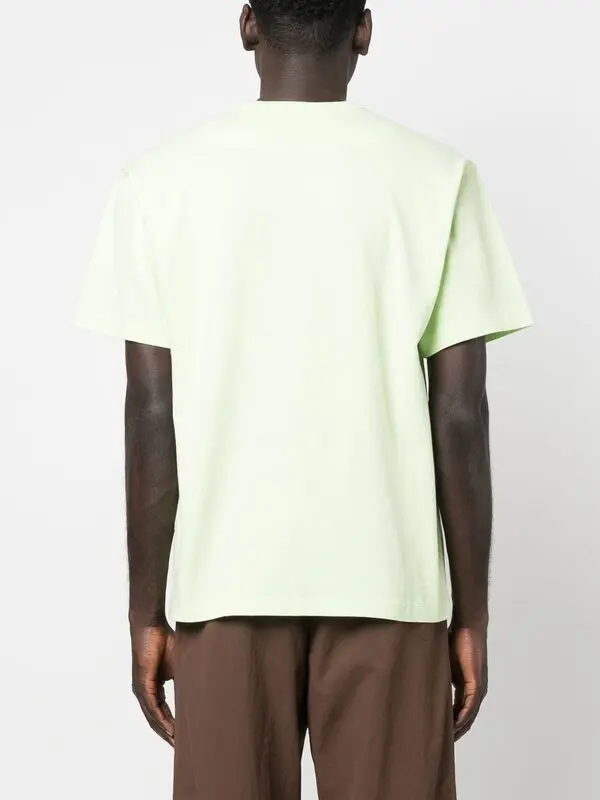 Stone Island Embroidered-logo Detail T-shirt