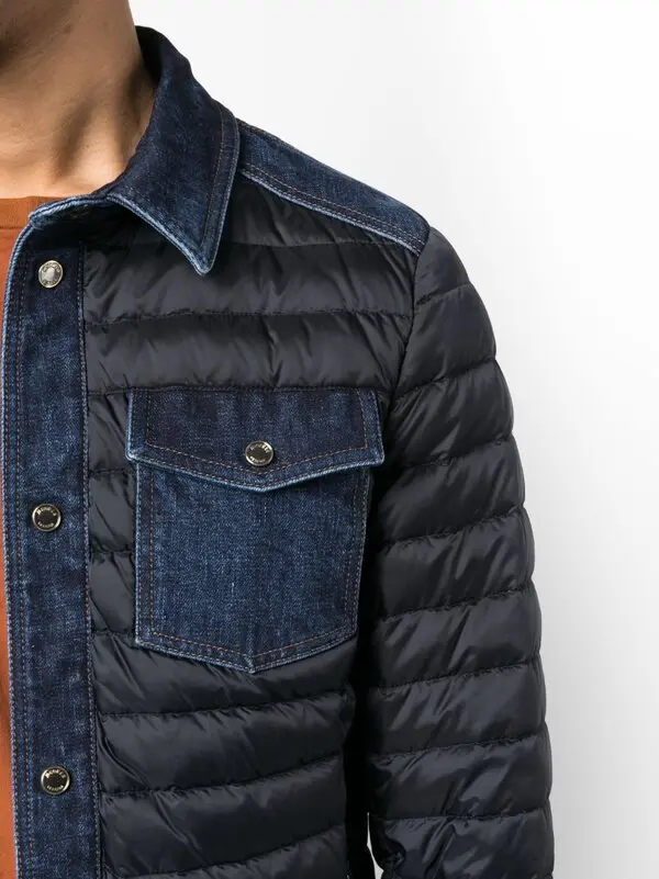 MOORER Crespi Padded Shirt Jacket