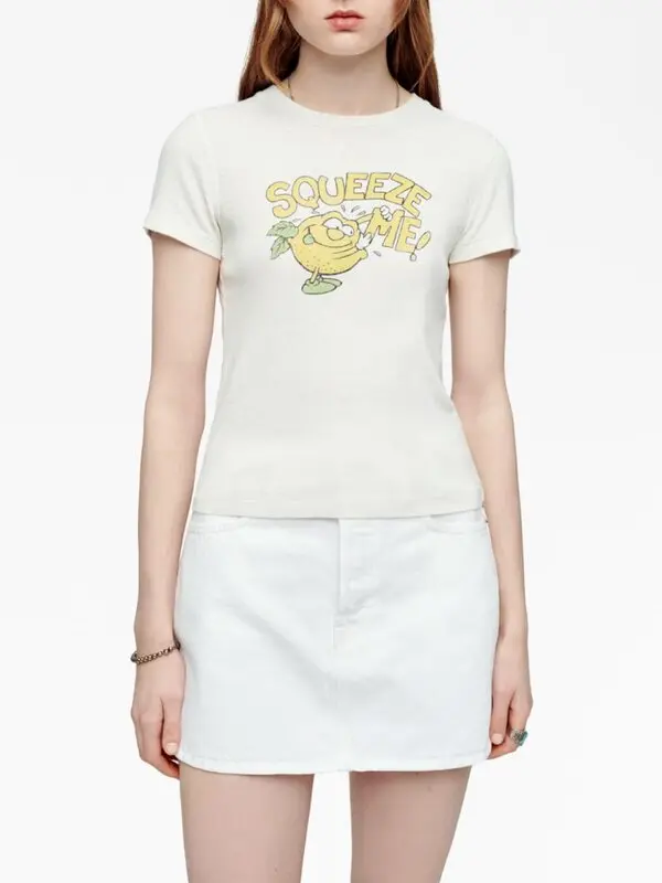 RE/DONE Graphic-print Crew Neck T-shirt