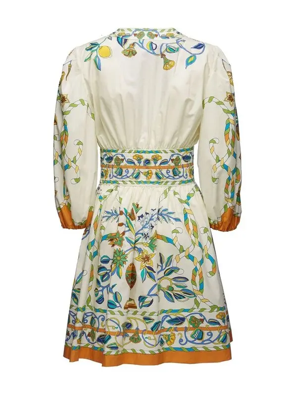 La DoubleJ Floral-print Short Dress