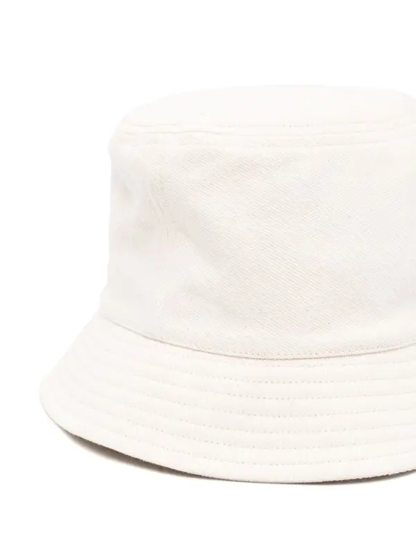 MARANT Haley Embroidered Bucket Hat - Neutrals