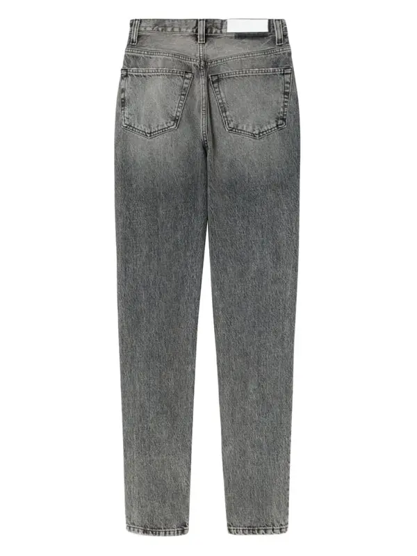 RE/DONE Super High Drainpipe Jeans - Grey