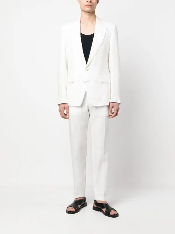 Dolce & Gabbana Mid-rise Tailored Trousers - White