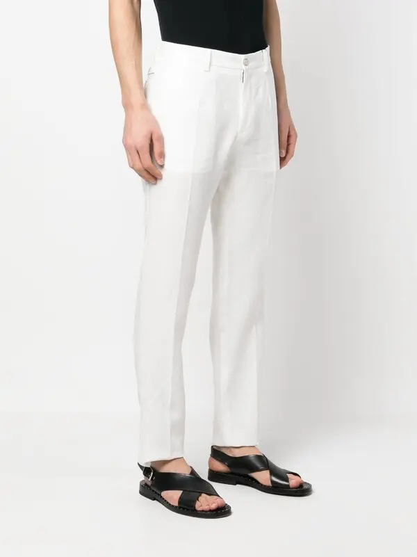 Dolce & Gabbana Mid-rise Tailored Trousers - White