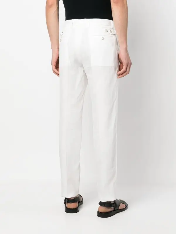 Dolce & Gabbana Mid-rise Tailored Trousers - White