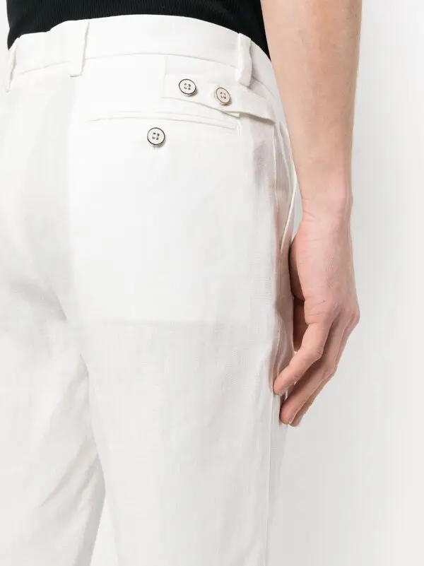 Dolce & Gabbana Mid-rise Tailored Trousers - White