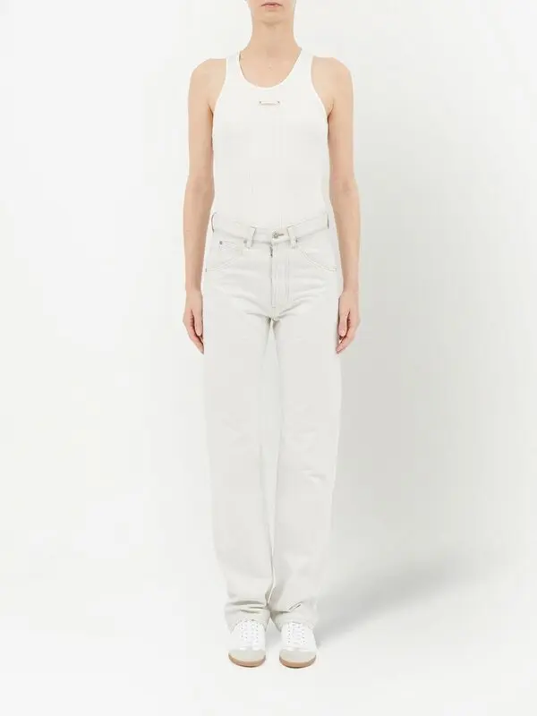 MAISON MARGIELA Straight-leg Jeans - White