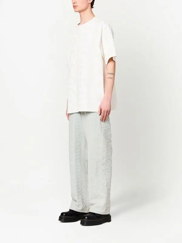 Marc Jacobs Monogram Wide-leg Jeans