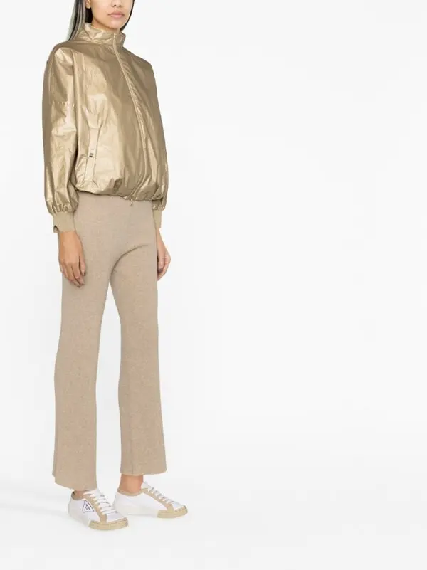 Herno Metallic Bomber Jacket - Gold