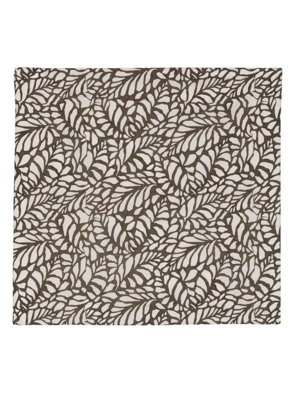 Brunello Cucinelli All-over Botanical Print Scarf - Green