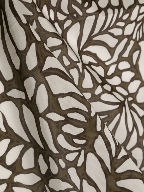 Brunello Cucinelli All-over Botanical Print Scarf