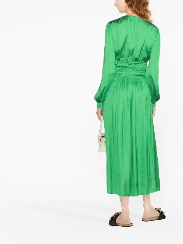 Maje Riannette Flared Midi Dress