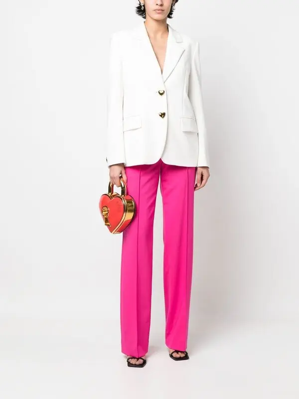 Moschino Heart-shaped Button Blazer