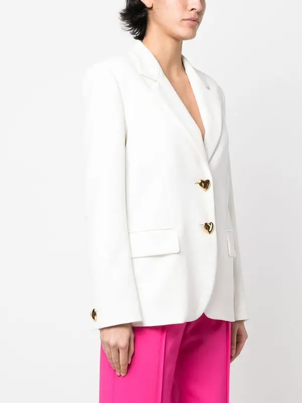 Moschino Heart-shaped Button Blazer