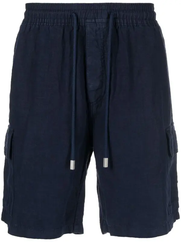 Vilebrequin Linen Bermuda Shorts - Blue