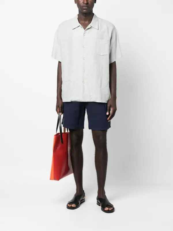 Vilebrequin Linen Bermuda Shorts - Blue