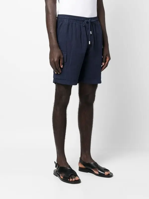 Vilebrequin Linen Bermuda Shorts - Blue