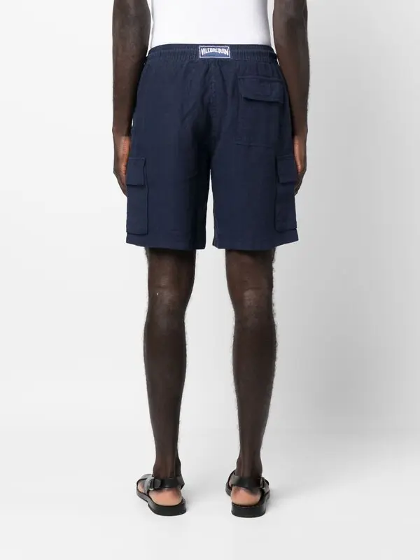 Vilebrequin Linen Bermuda Shorts - Blue