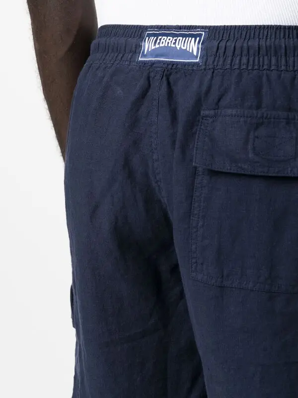 Vilebrequin Linen Bermuda Shorts - Blue