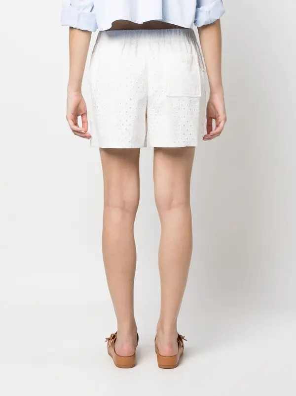 Kenzo Broderie Anglaise Cotton Shorts
