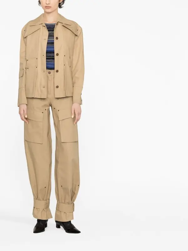 Remain Birger Christensen Cotton Cargo Trousers