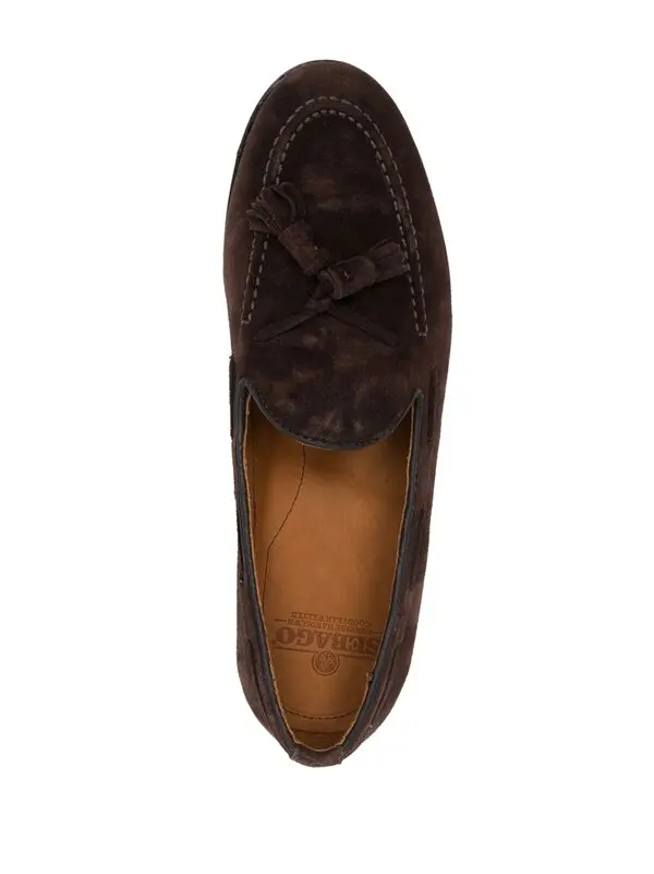 SEBAGO Tassel-detail Suede Loafers