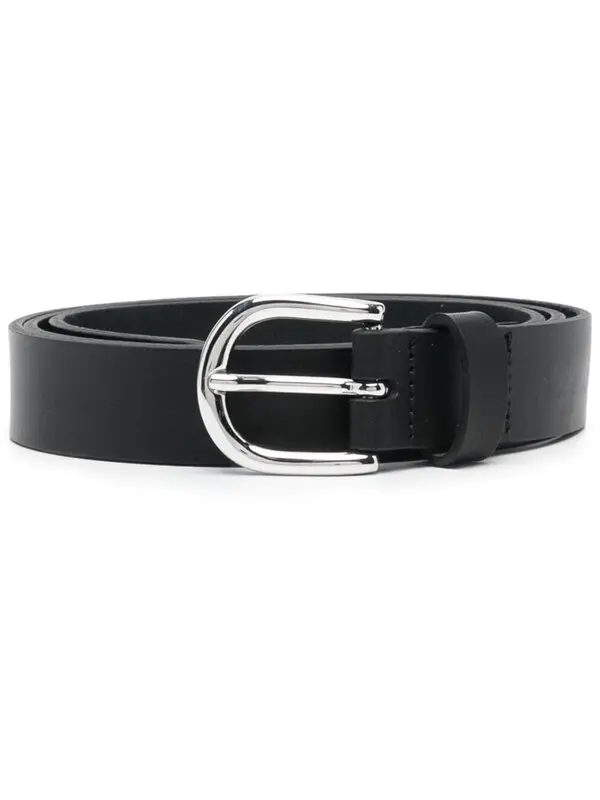 Isabel Marant Zap Leather Belt - Black