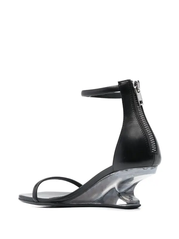 Rick Owens Cantilever 60mm Sculpted-heel Sandals