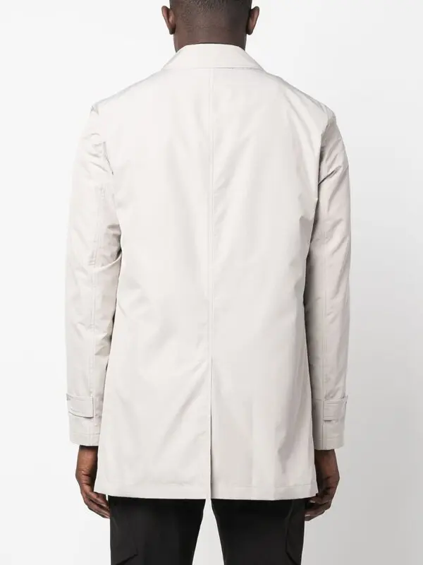 Herno Single-breasted Shirt Coat - Neutrals