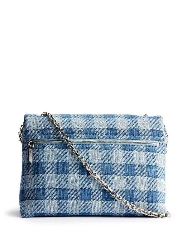 AMI Paris Check-print Shoulder Bag