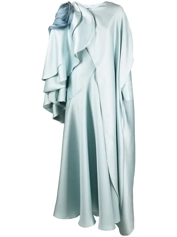 GABY CHARBACHY Draped Cape-style Gown