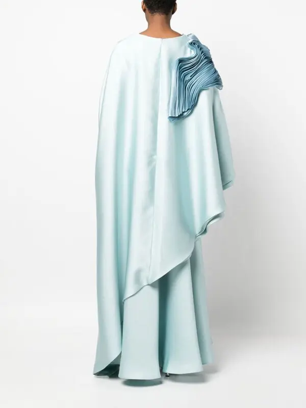 GABY CHARBACHY Draped Cape-style Gown