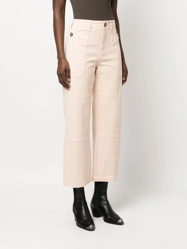 FRAME Straight-leg Utility Trousers - Pink