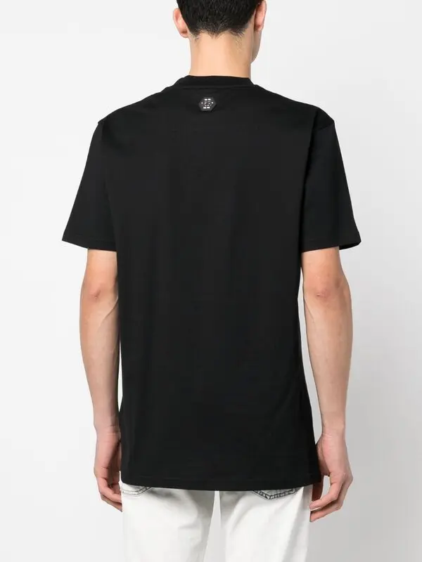 Philipp Plein Baroque Skull Cotton T-shirt - Black