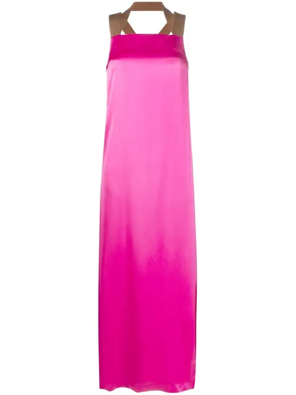 ALYSI Satin Long Dress